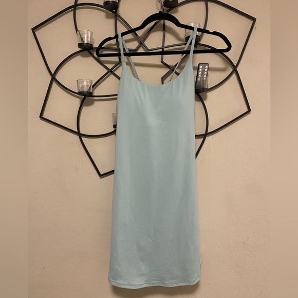HALARA | Dresses | Nwt Halara Everyday Cloudfgul Backless Flare Workout ...